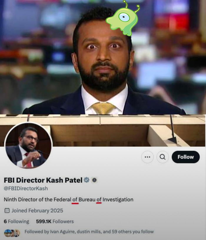 The new completely normal director of the FBI - 9GAG