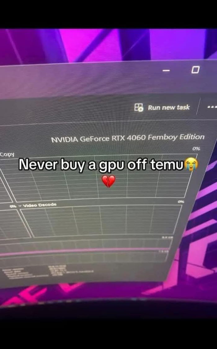 Nvidia RTX 4060 Temu Edition - 9GAG