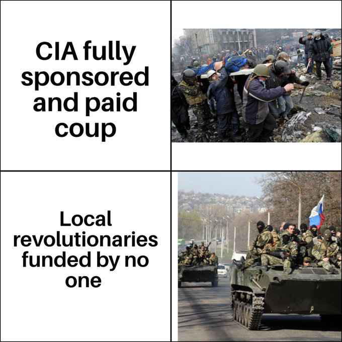 CIA sponsored vs "local" revolutionaries - 9GAG