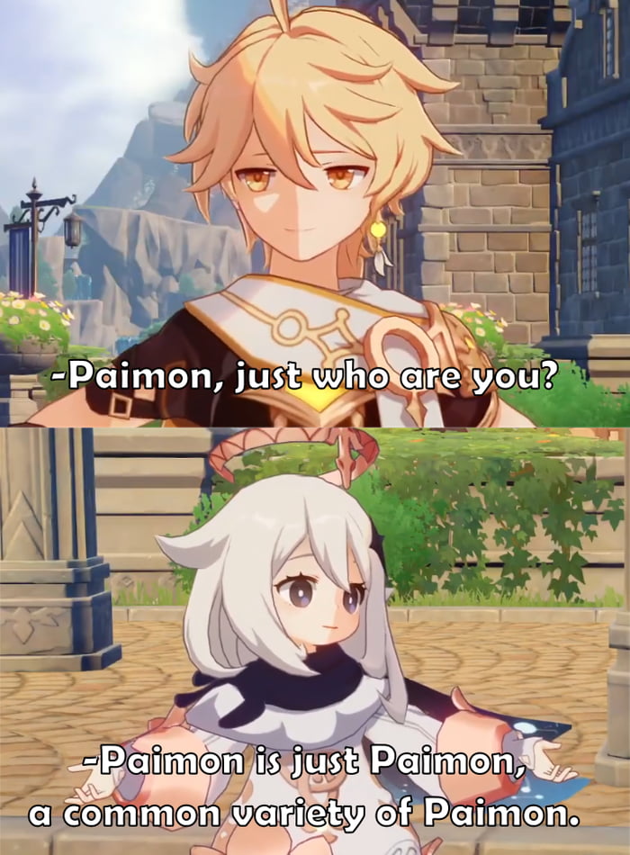Paimon's identity. - 9GAG
