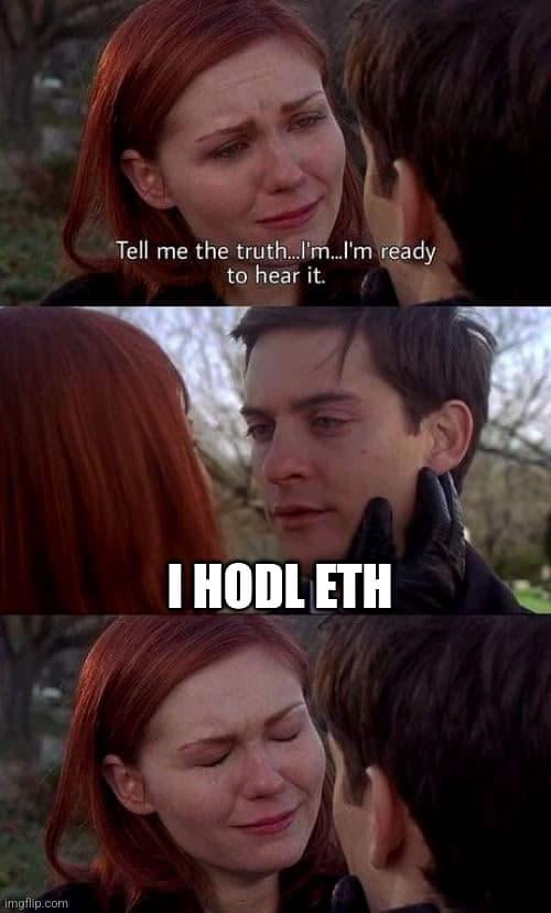 Love fades, but ETH is forever. 💎🙌 - 9GAG