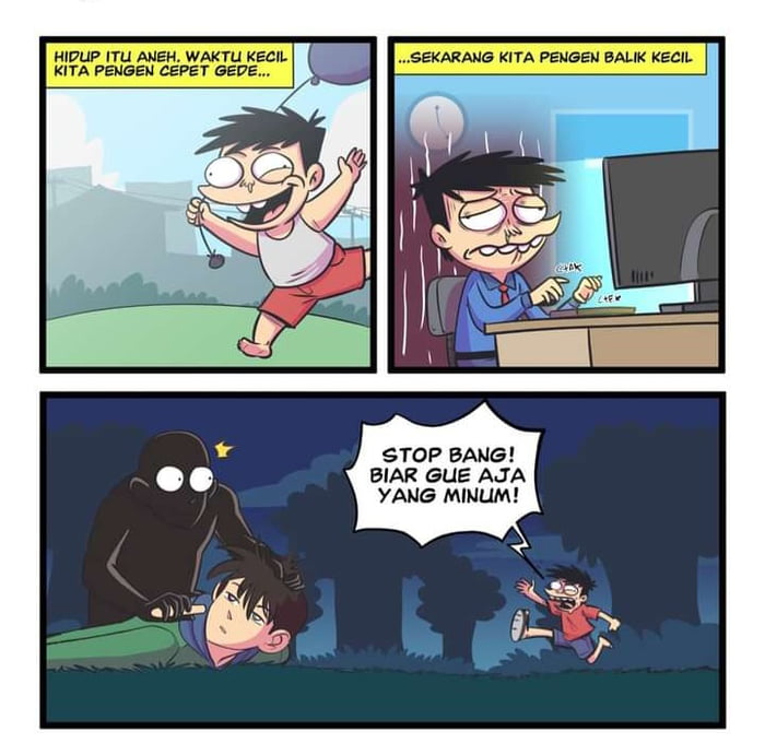 Pegel" udah mulai kerasa, kalau bangun udah ati" sama lutut - 9GAG