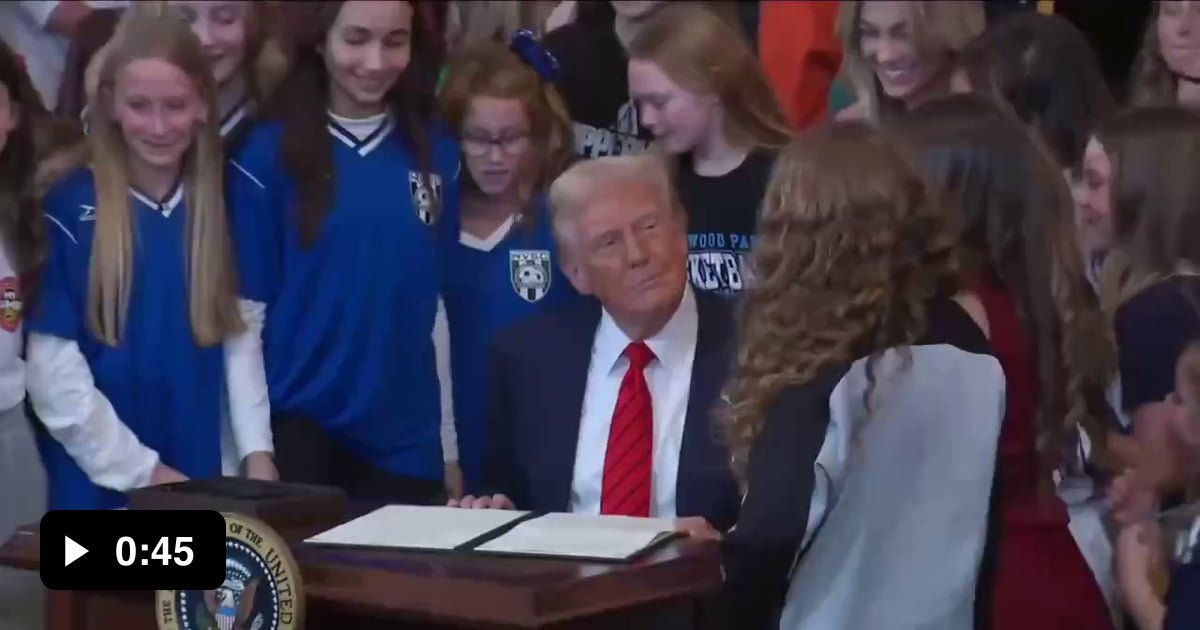 Little girls thanking President Trump for protecting them from Woke ...