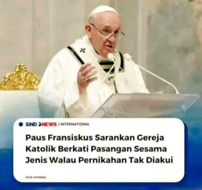 We. Don't do that here pope - 9GAG