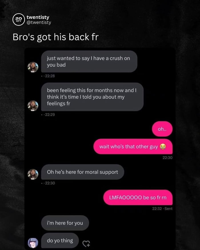 Bringing the whole squad for moral support during the confession - 9GAG