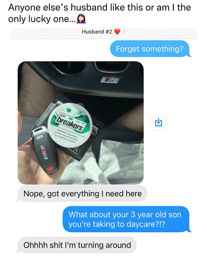 Priorities straight, just missing one tiny human - 9GAG