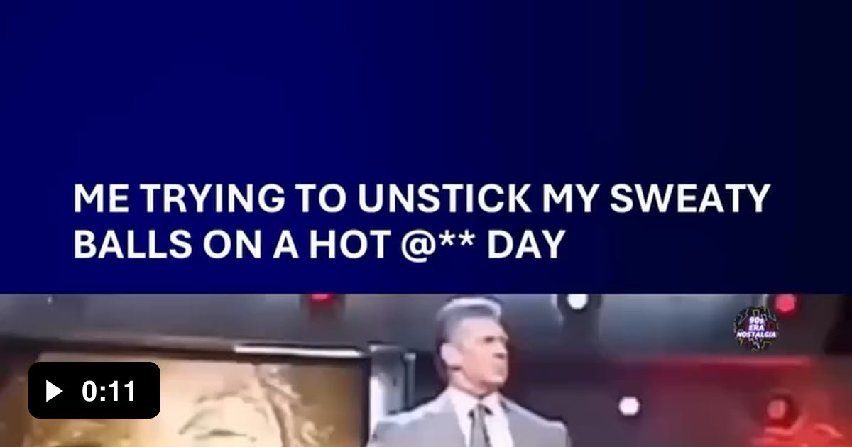 When the heat hits different, and you just gotta do what you gotta do ...