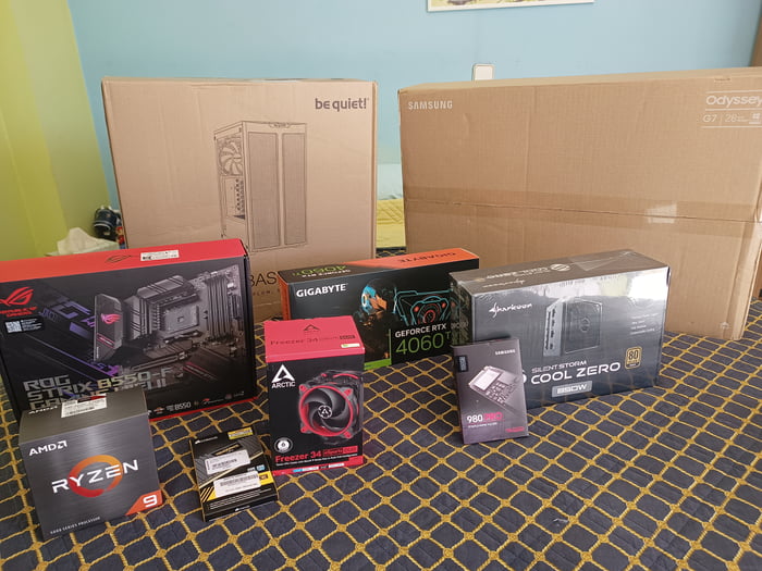 First time building a brand new gaming PC. Wish me luck, fellas. - 9GAG