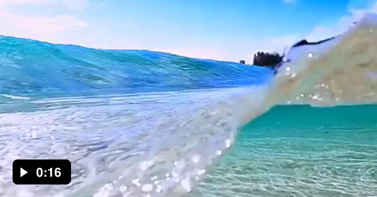 Inside of a wave - 9GAG