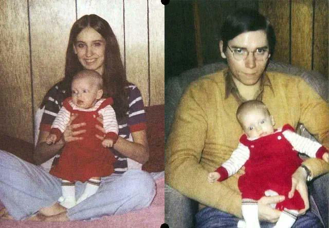 Baby Eminem with his parents, 1973 - 9GAG