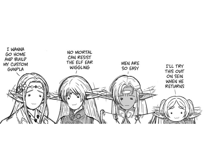 Frieren Ear Wiggling - 9GAG