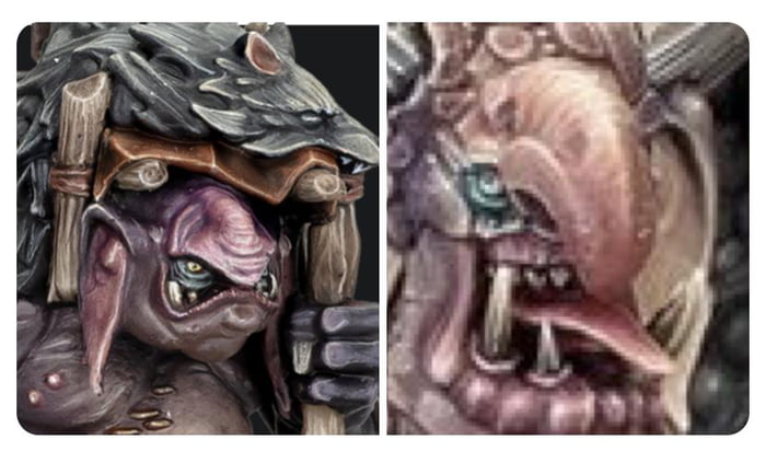 Love the new Gloomspite warband shows off a young Trogg with Uglug and ...