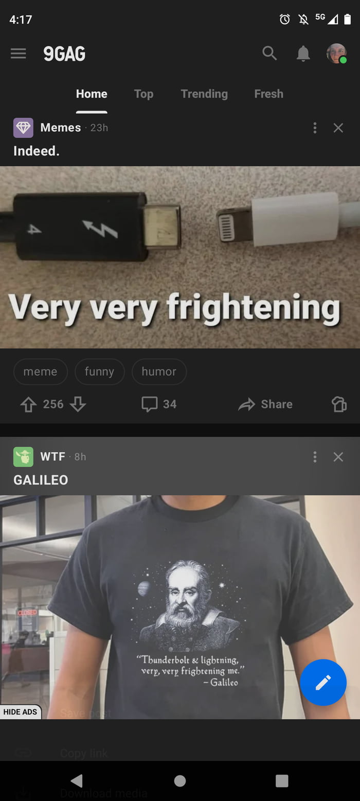 This happened here! 2 differents posts perfectly sequenced - 9GAG