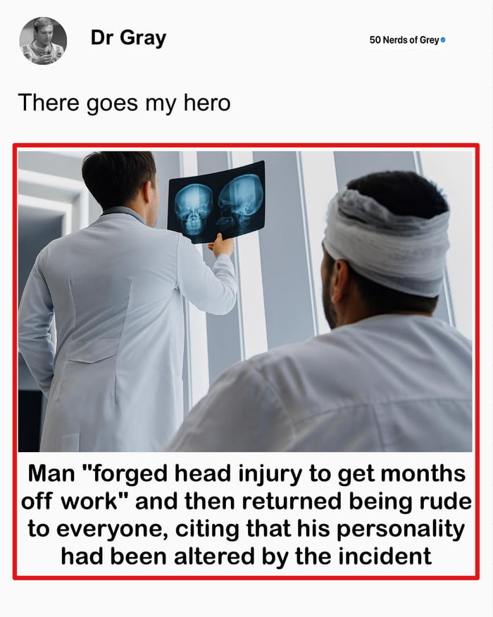 A true innovator in the field of taking time off. - 9GAG