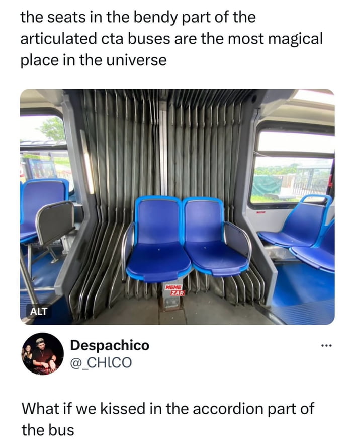 The most magical and potentially romantic spot on the bus. - 9GAG