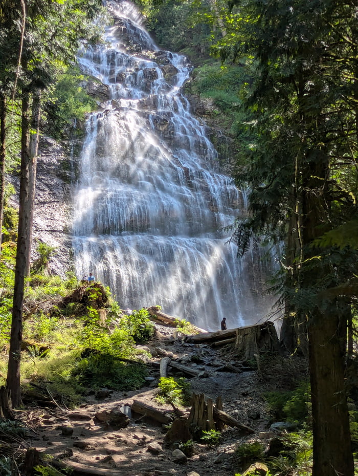 We had castles, why not waterfalls? This is The Bridal Falls in BC, Canada. - 9GAG