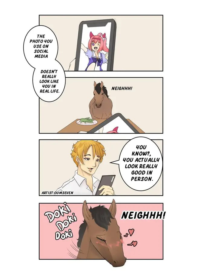 The horse, the uma and the weeb - 9GAG
