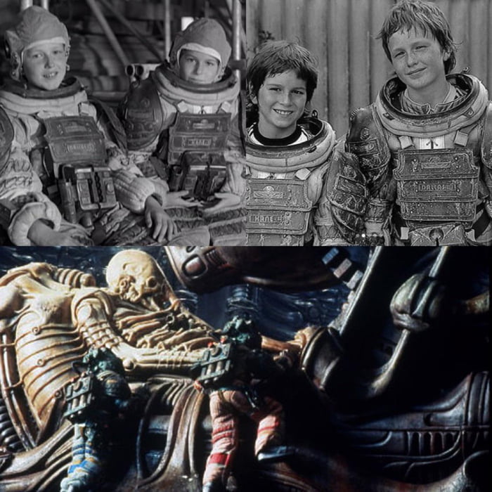 Ridley Scott used his own kids Jake and Luke in Alien (1979) to create ...