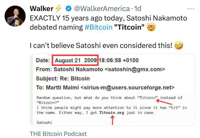 Imagine if Satoshi named Bitcoin, “Titcoin” instead - 9GAG