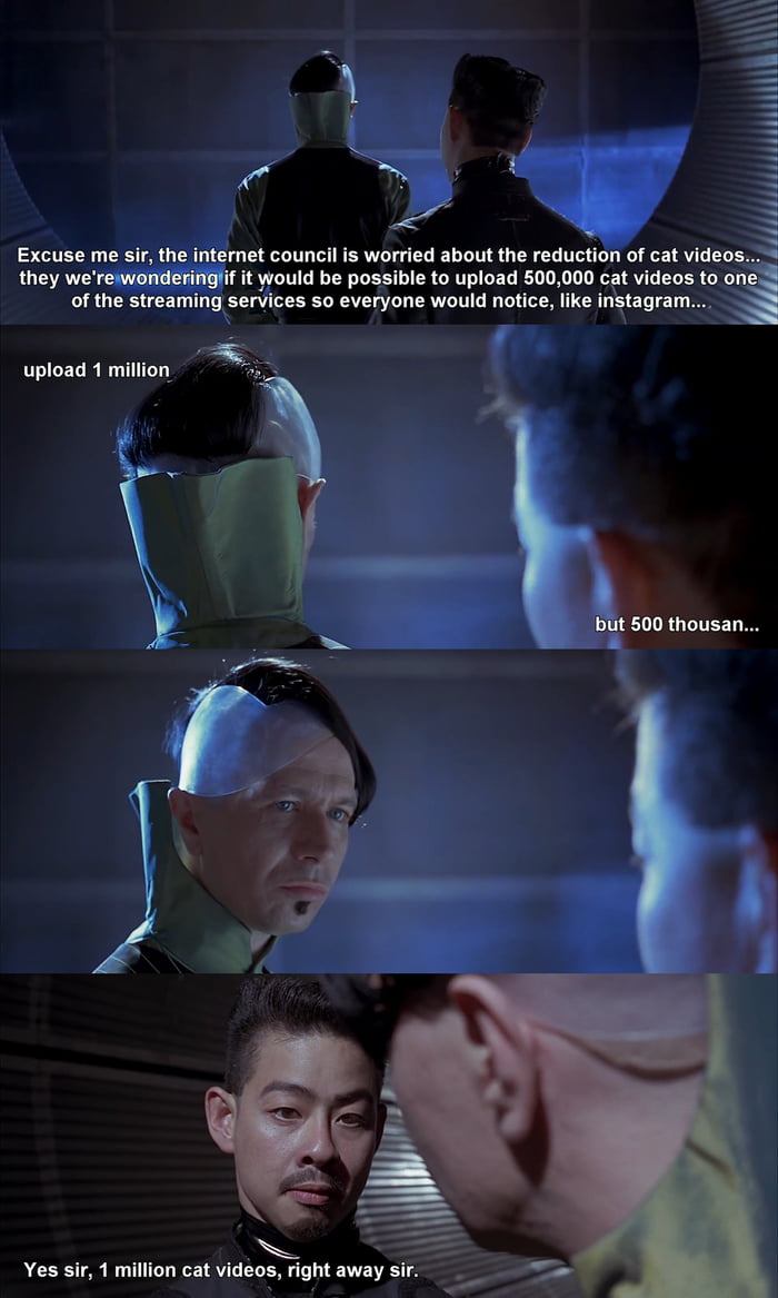 I call this one "1 million cat videos" - 9GAG