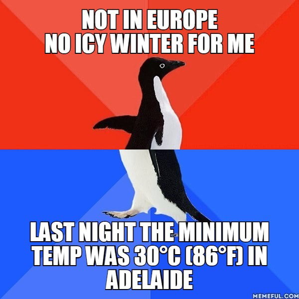 Yes, that's the coldest it got overnight. Praise be to Air Conditioning ...