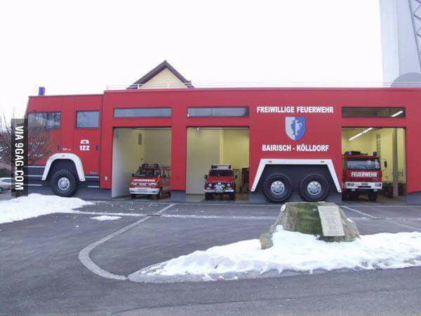 Saw a awesome fire station in Germany - 9GAG