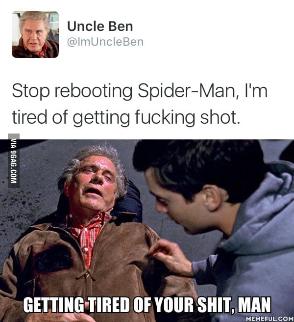 Uncle Ben What Happened Meme Template