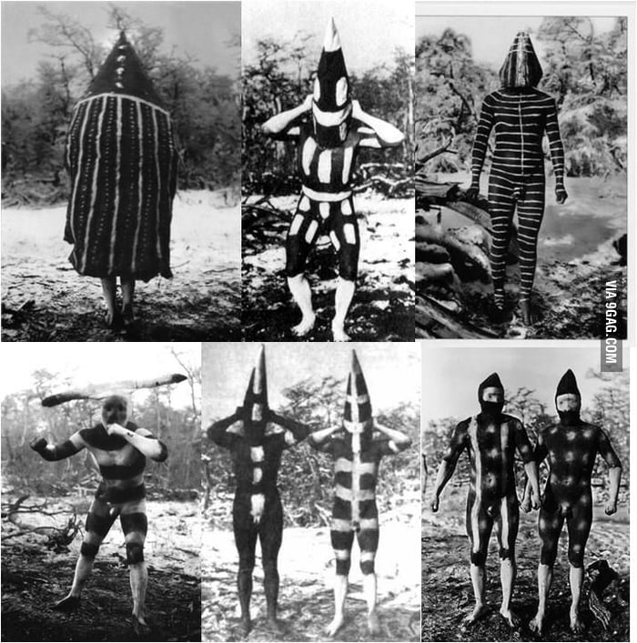 Meet the Selk'nam people... The finest cosplayers ever. - 9GAG