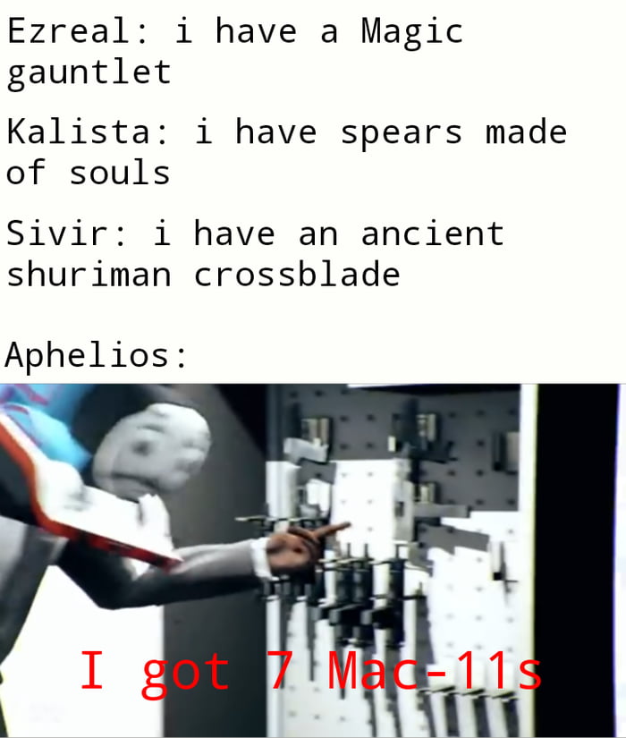 About 8 38s 9 9s 10 Mac-10s the shits never end - 9GAG