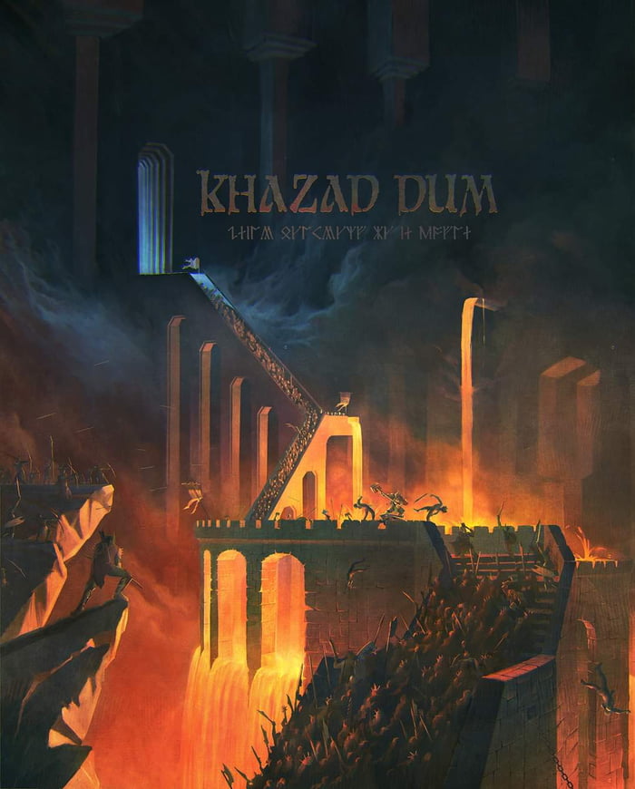 Khazad - dum illustration by Stanislas Puech. - 9GAG