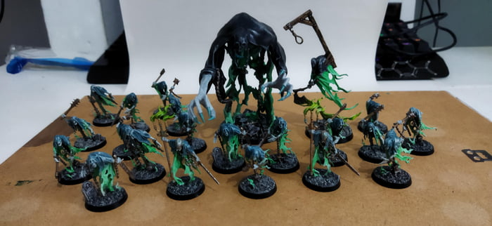 Nighthaunt batch ready to play, with proxy mourngul!!! - 9GAG