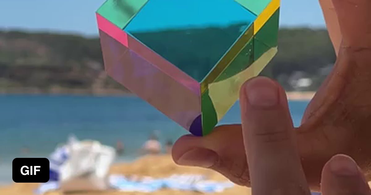 Subtractive colour mixing demonstrated by a CMY Cube. Ever-changing ...
