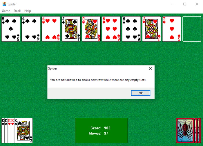 Had a good game of Spider Solitaire going. A little TOO good, apparently - 9GAG