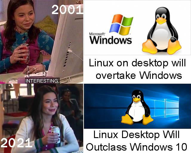 Linux desktop - 9GAG