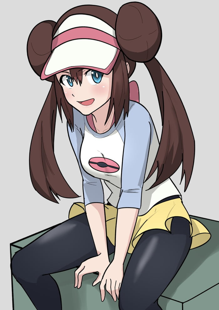 Anime Pantyhose Legs #610: Pokemon Trainer Rosa/Mei (Pokemon Black2 ...