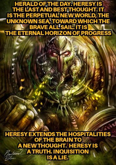 Warhammer 40k Heretic Quotes Loyal, But Is Corvus Corax A Heretic For