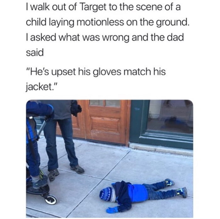 Poor kid. - 9GAG