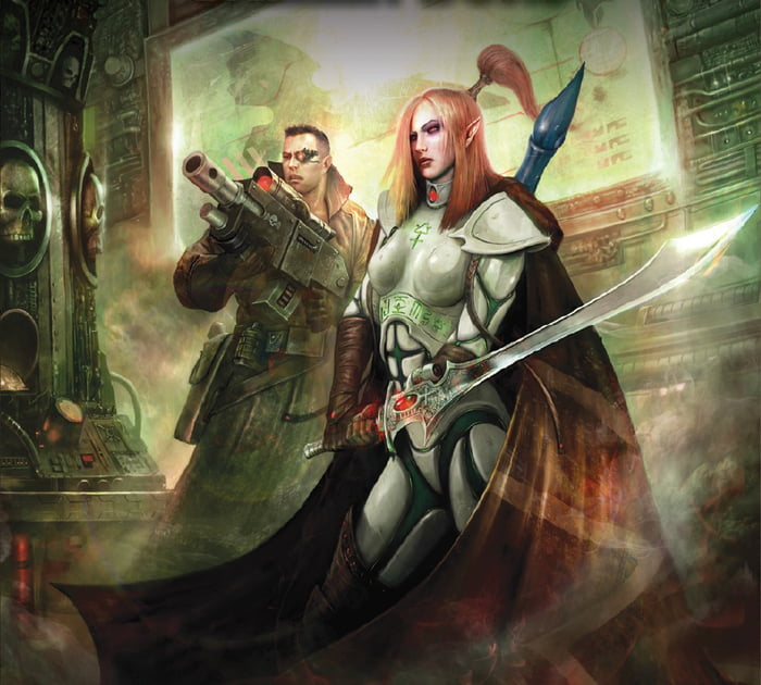 Rare occasion of Imperial and Eldar working together - 9GAG