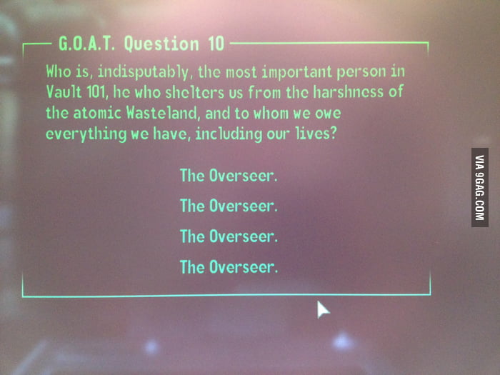 One of the hardest choices in fallout 3. I dont know if I pick the ...