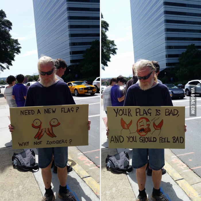 At a Take Down the Flag rally at the SC State House. - 9GAG