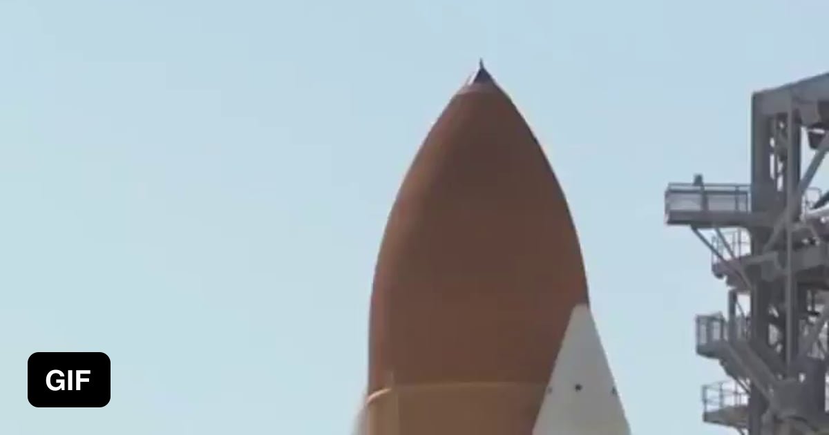 Bird hits space shuttle - 9GAG