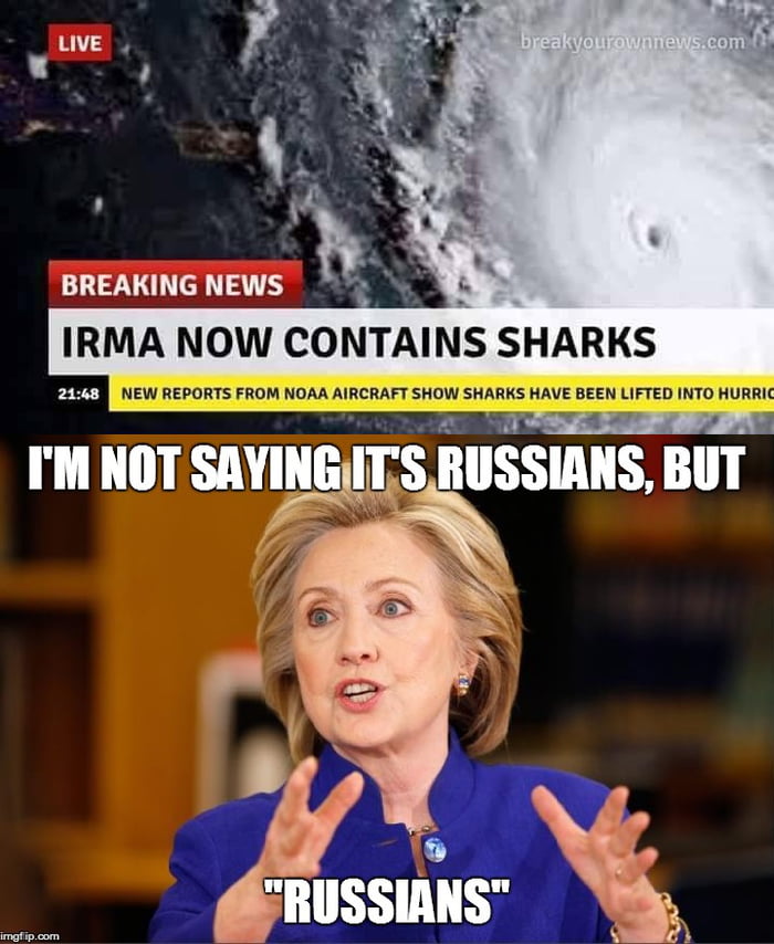 Hillary Clinton about Irma - 9GAG