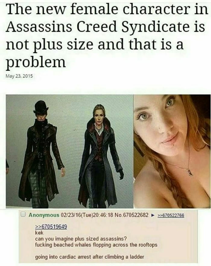 Plus Sized Assassins - 9GAG
