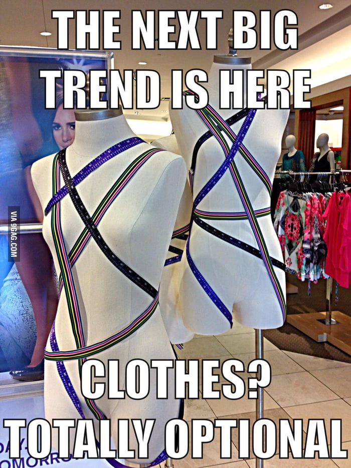 Clothes? Totally optional! - 9GAG