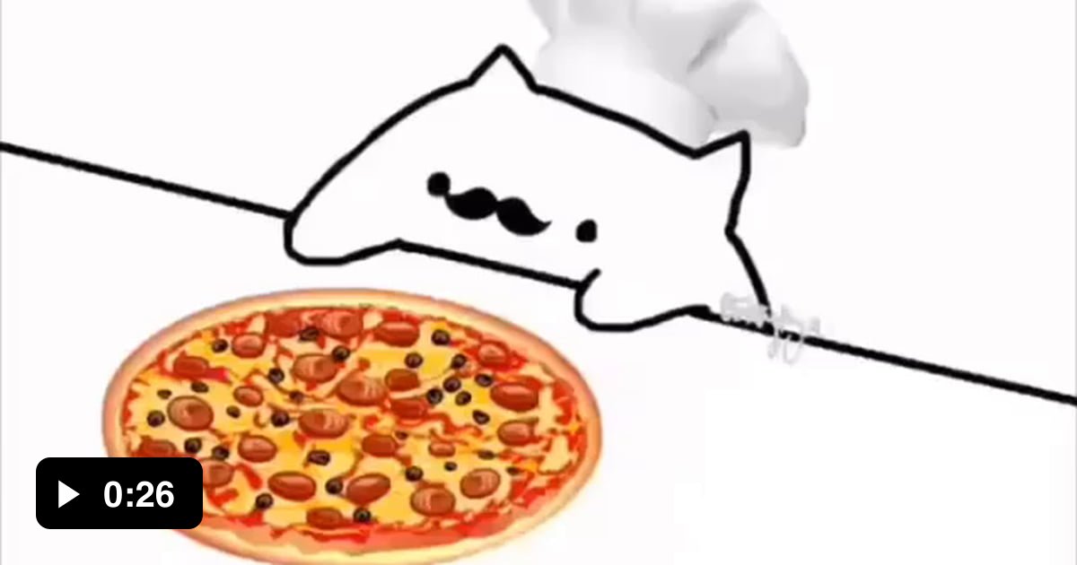 Bongo cat pizza - 9GAG
