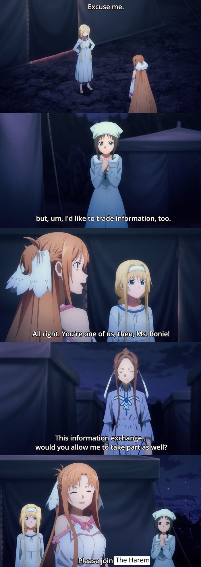 Even in Coma, Kirito still collecting Harem... - 9GAG