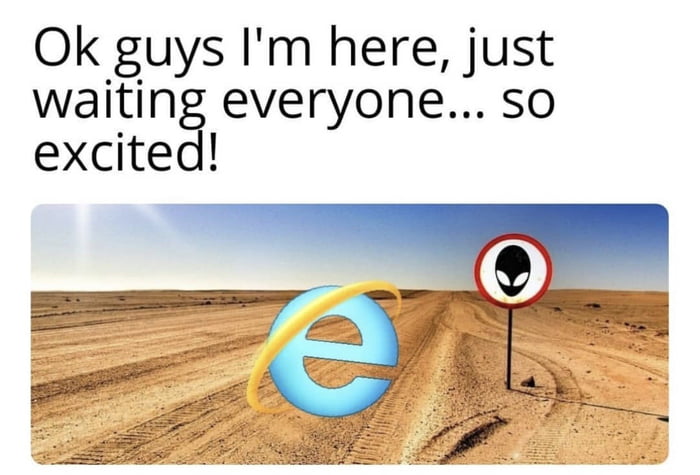 Internet explorer - 9GAG