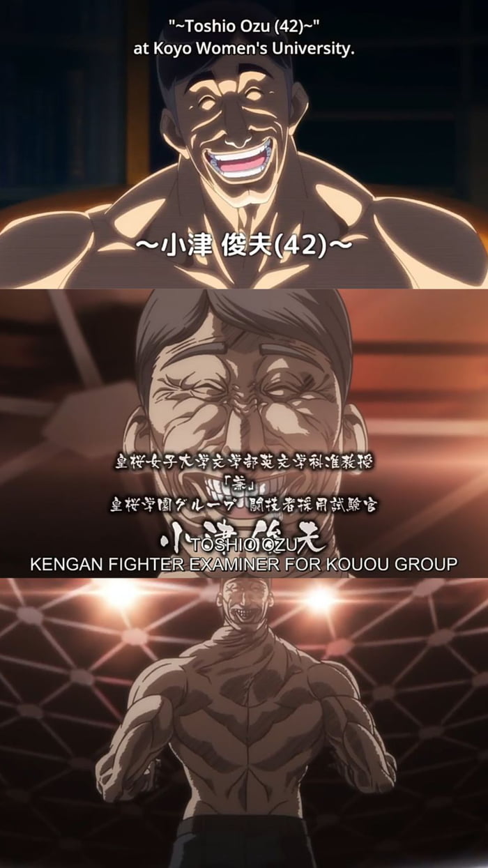 Kinda sad now knowing Ozu died in Kengan, was looking forward to see him in future episodes ...