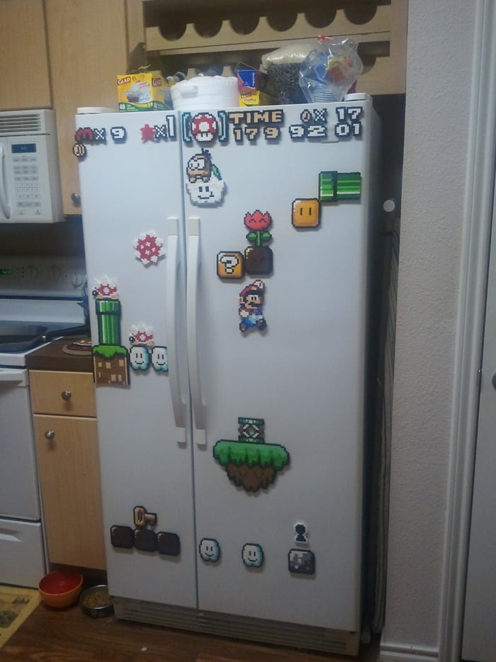 Super Mario fridge - 9GAG