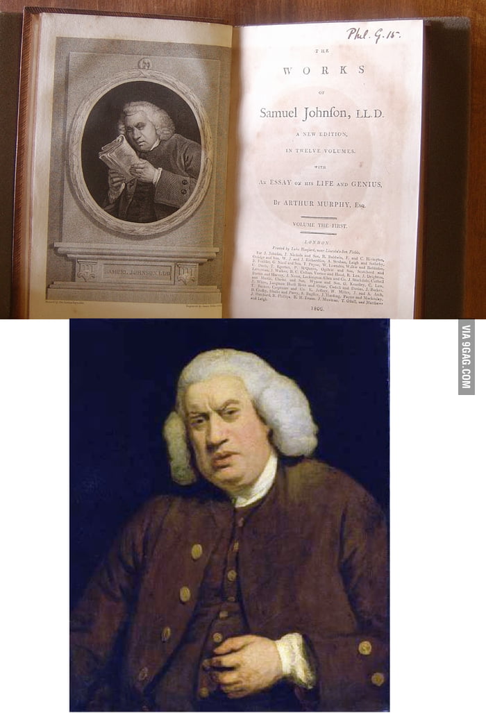 Samuel Johnson: the world's oldest meme - 9GAG